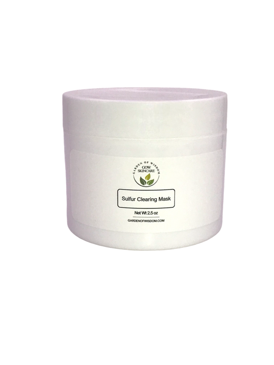 Sulfur Clearing Mask | Garden Of Wisdom Skincare